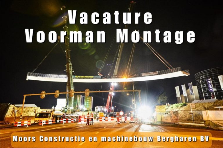 Vacature Voorman Montage - Moors